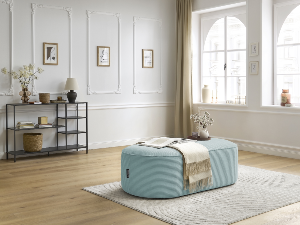 Modułowa sofa puf ROUSSEAU sztruks | BOBOCHIC